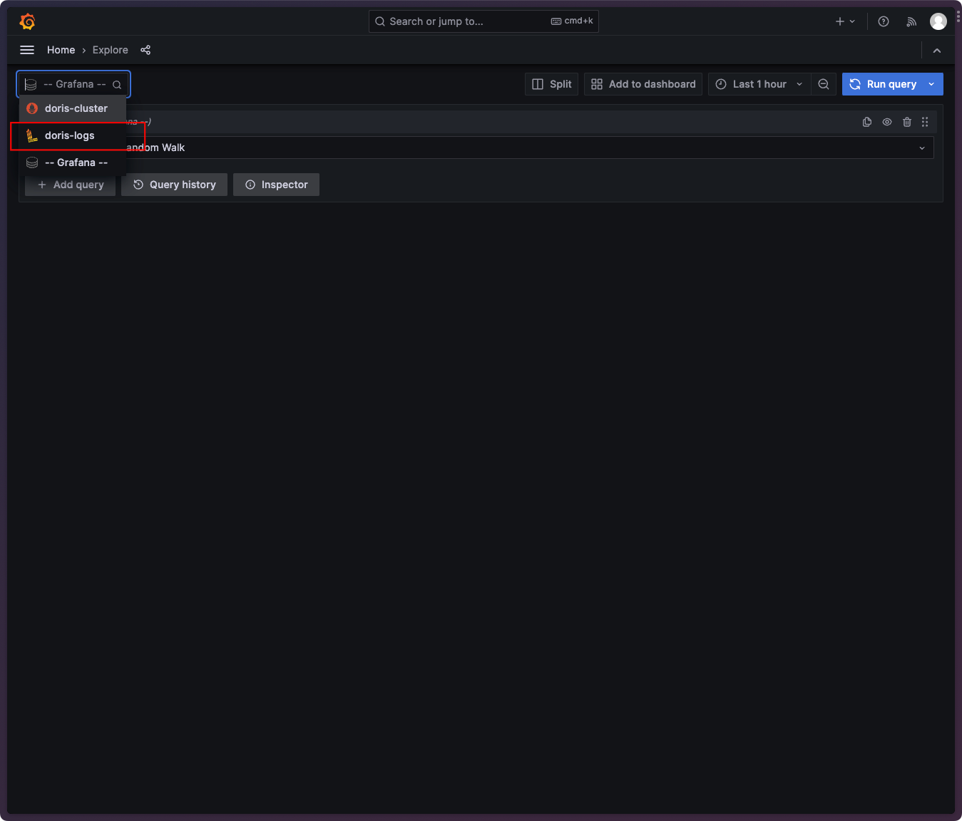在 Grafana 查询 Doris 日志 | Doris Operator